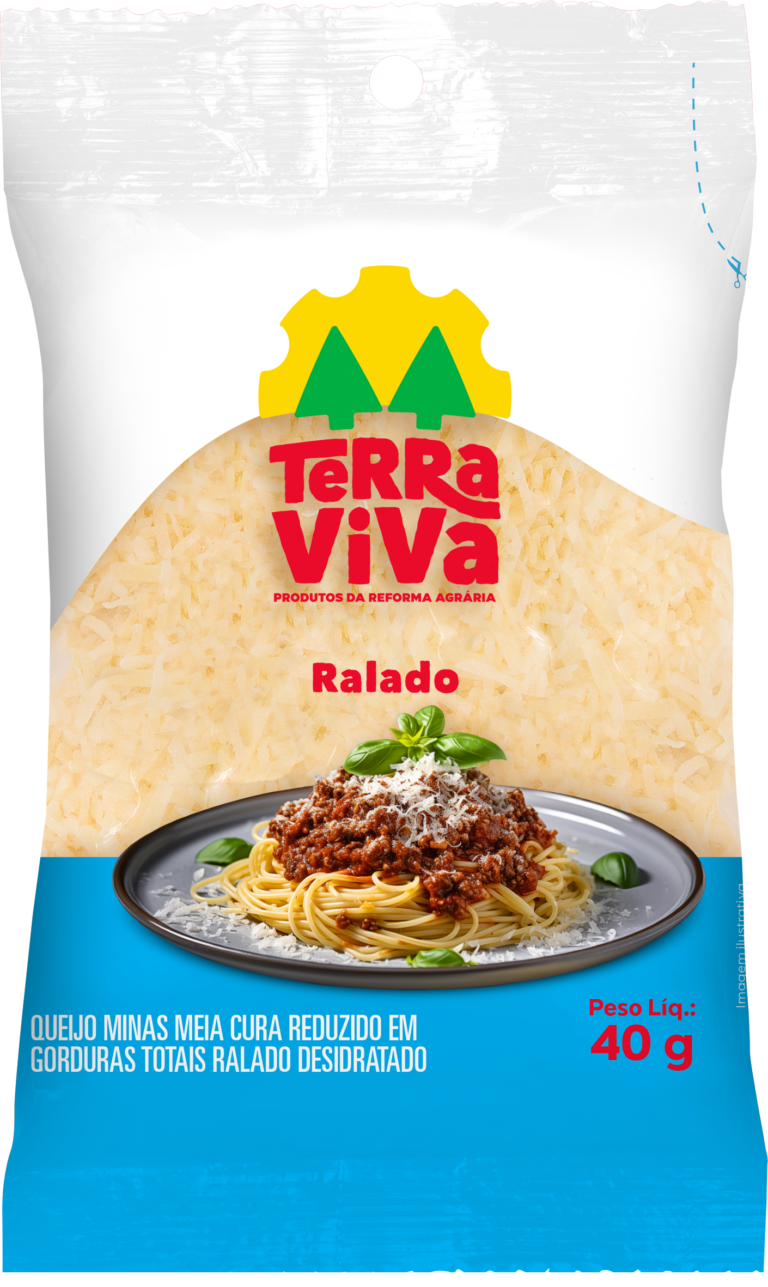 Queijo Ralado Desidratado - 40 g - Terra Viva